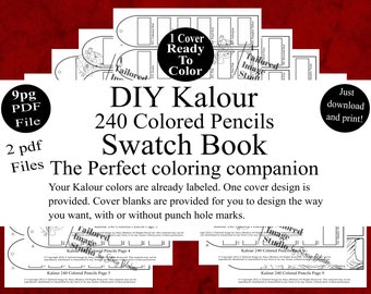 Kalour 240 Color Chart - Etsy