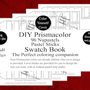 Prismacolor 96 Nupastel Pastel Sticks Swatch Book Style 1 (PDF Download ...