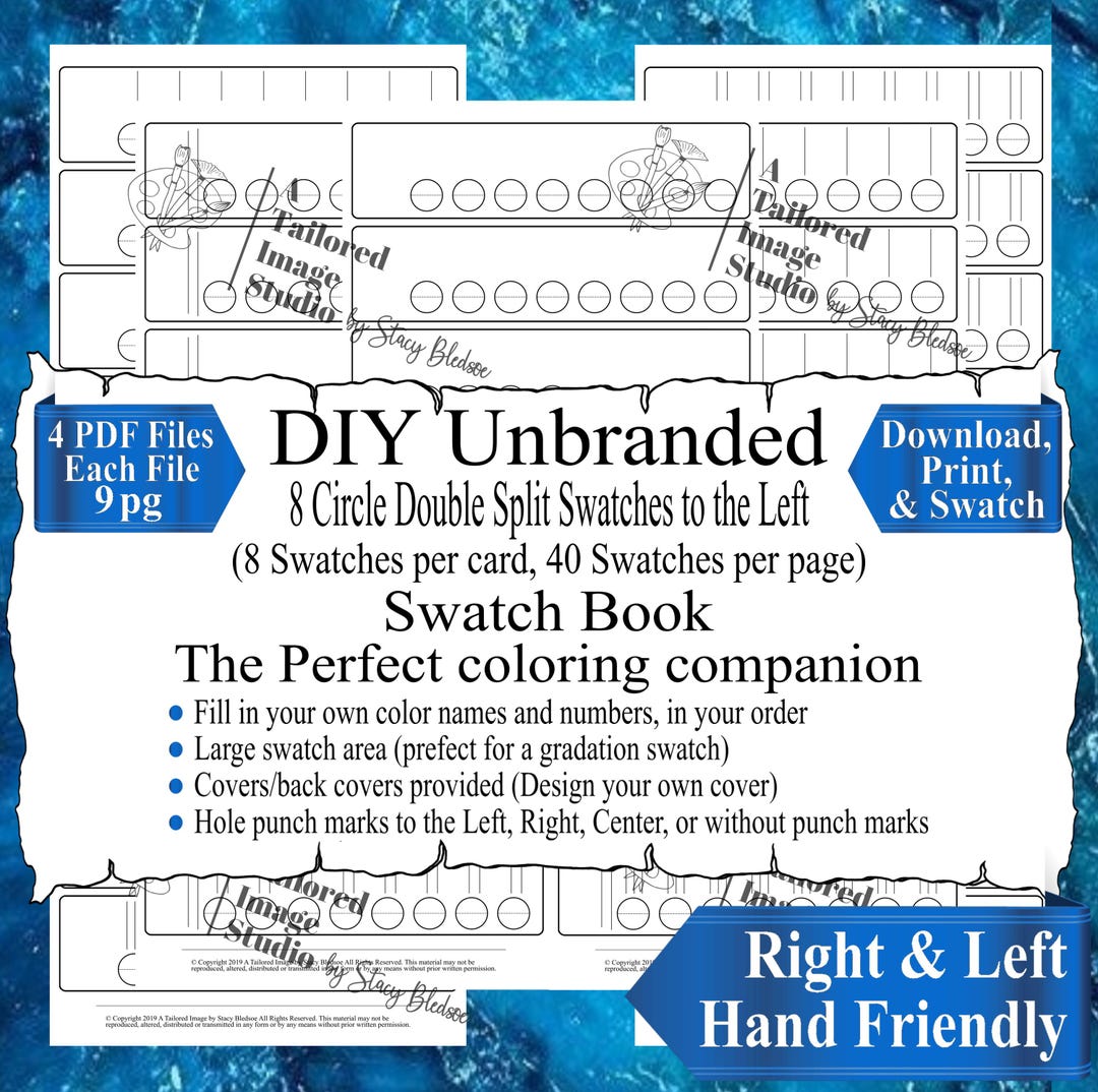 Unbranded Swatch Books Style 2: Double Split Circle Swatches to the ...