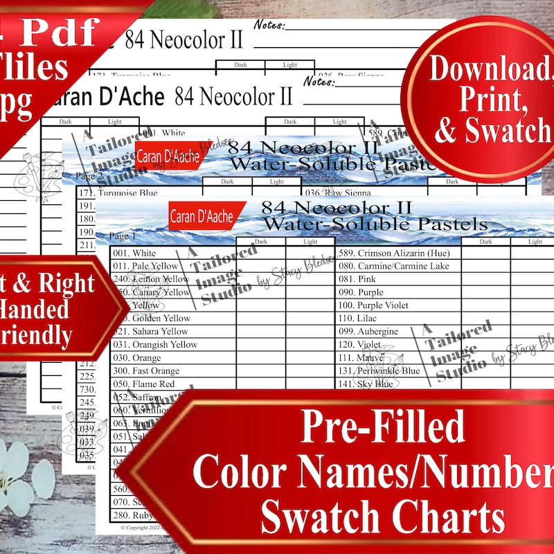 Swatch Sheets Book - Etsy UK