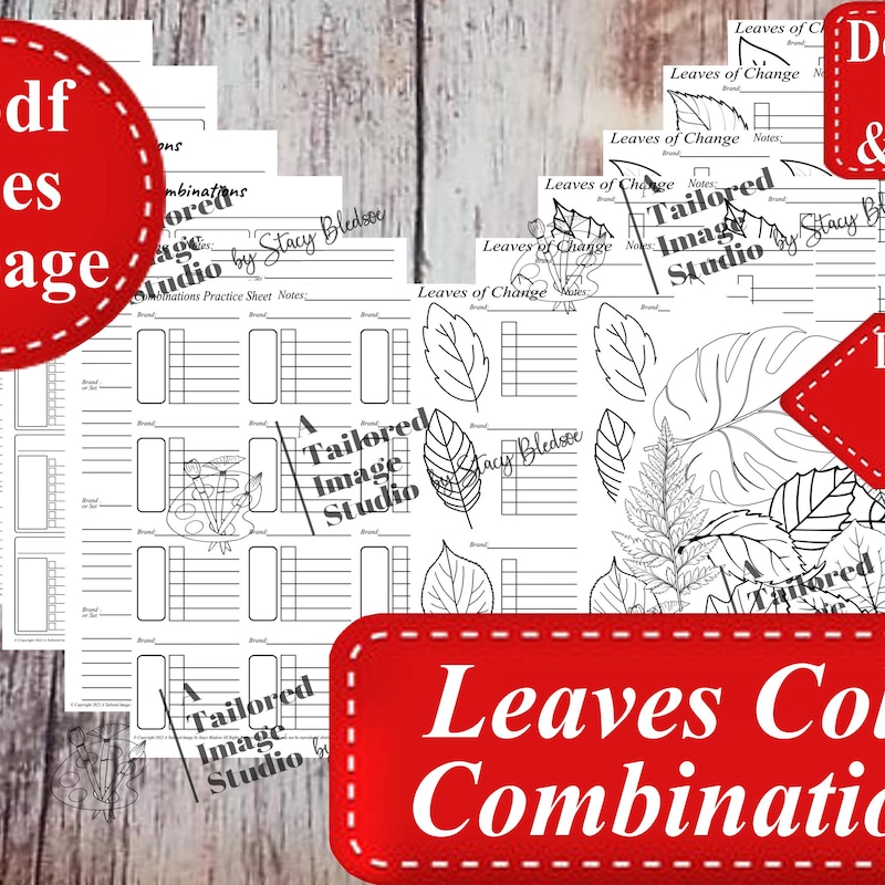 Leaf Color Chart - Etsy