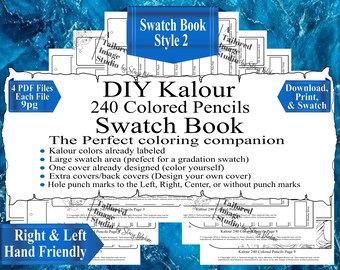 Kalour 240 Color Chart - Etsy
