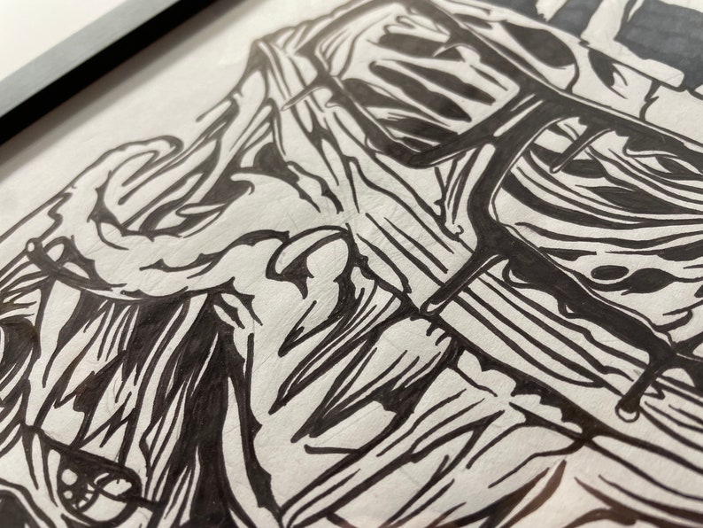 THE REFLECTION Artwork A4 Size by Rafał HES Dudek - Etsy