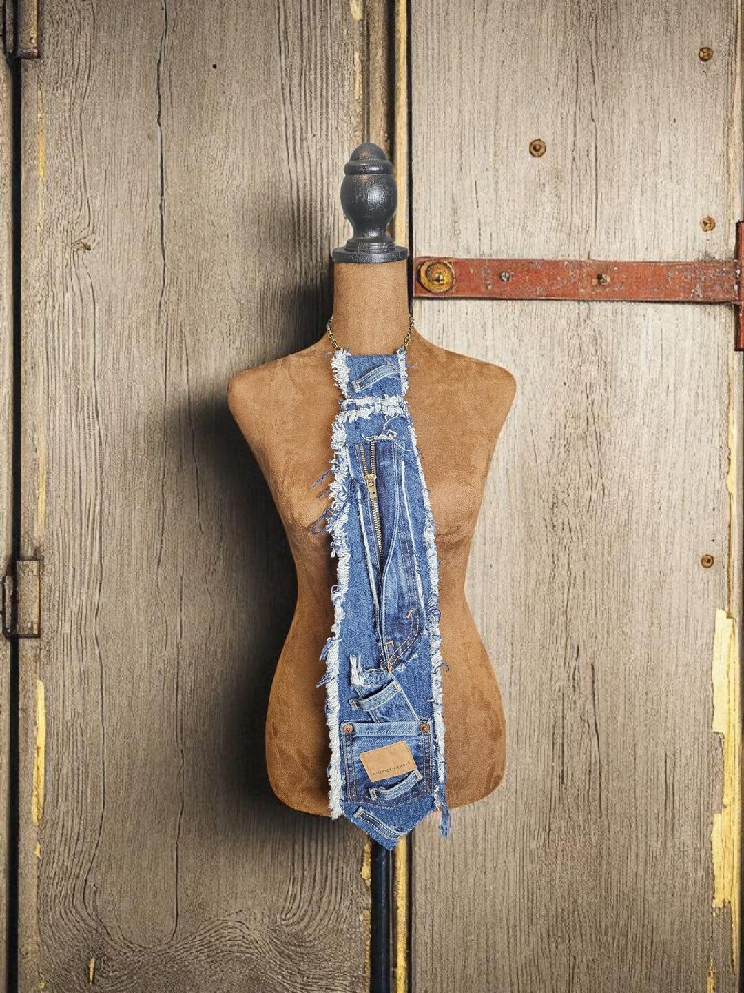 Handmade Junktie Zipper Tie - Etsy