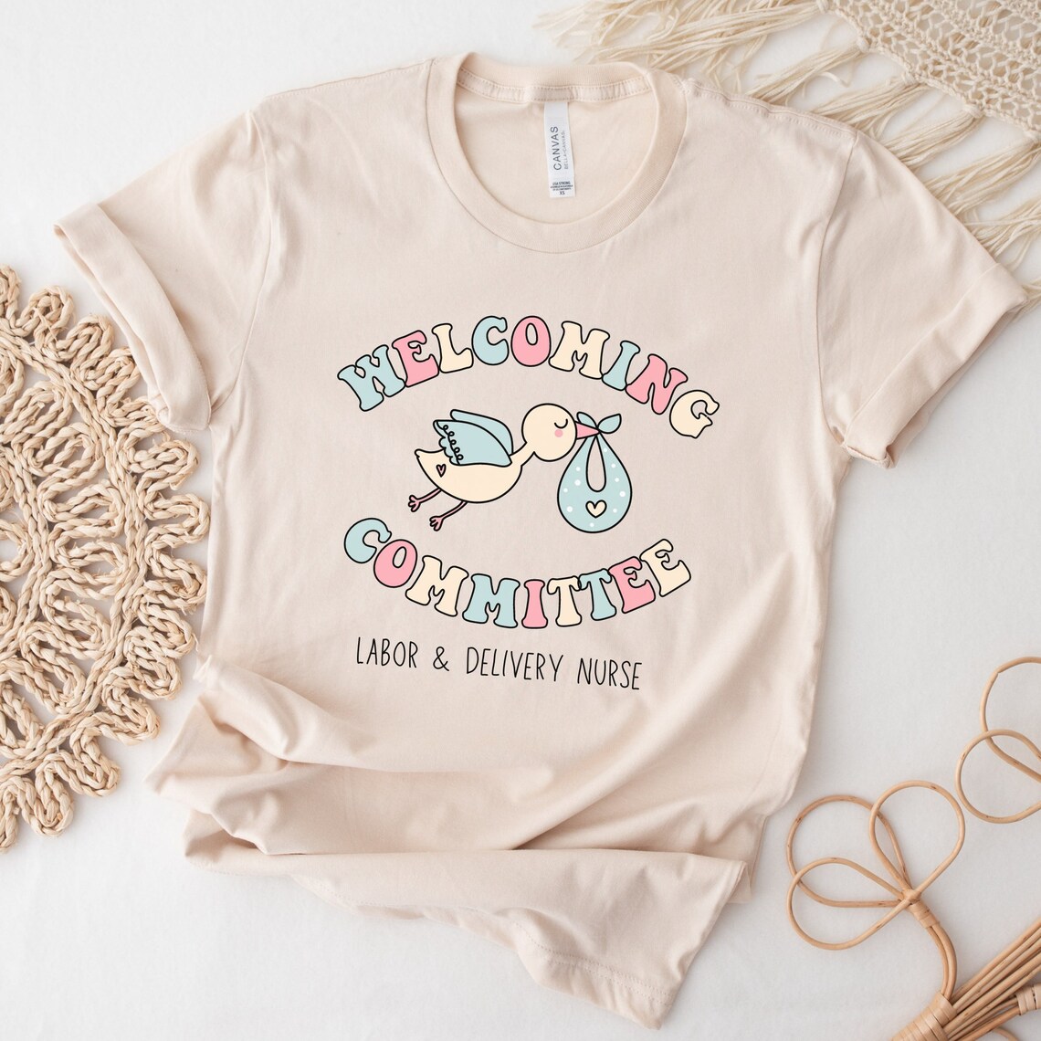 Welcoming Committee Labor and Delivery Nurse Shirt L and D - Etsy