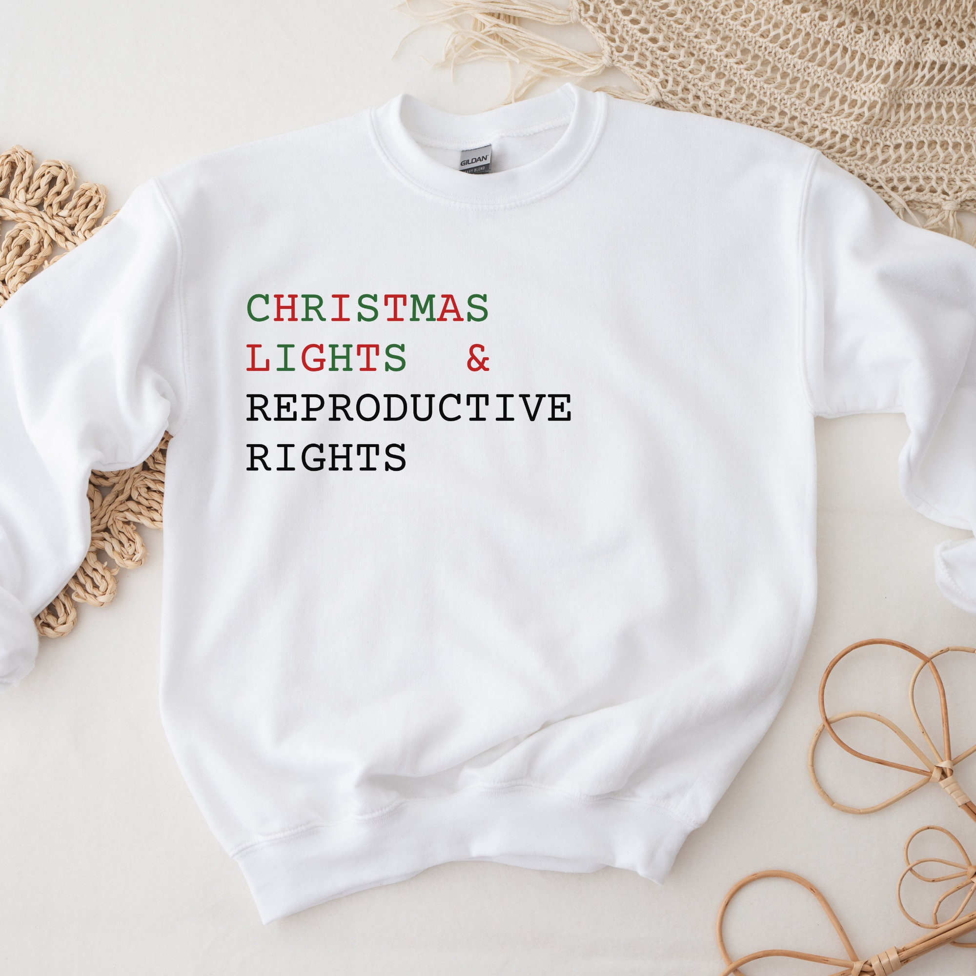 Christmas Lights and Reproductive Rights Christmas Feminism - Etsy