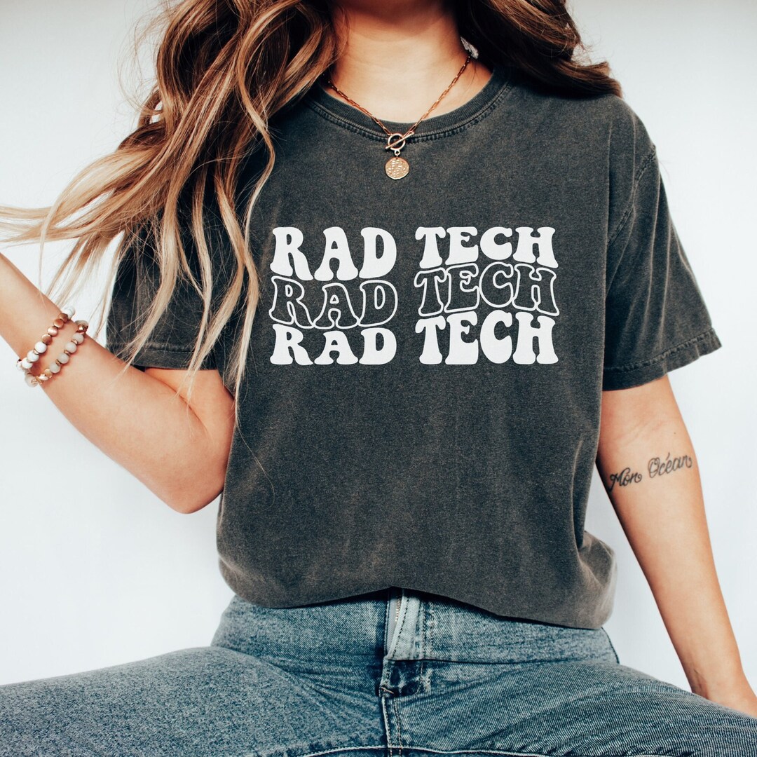 Rad Tech Shirt, Comfort Colors, Retro Xray Technologist, Radiology Gift ...