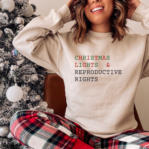 Christmas Lights and Reproductive Rights Christmas Feminism - Etsy
