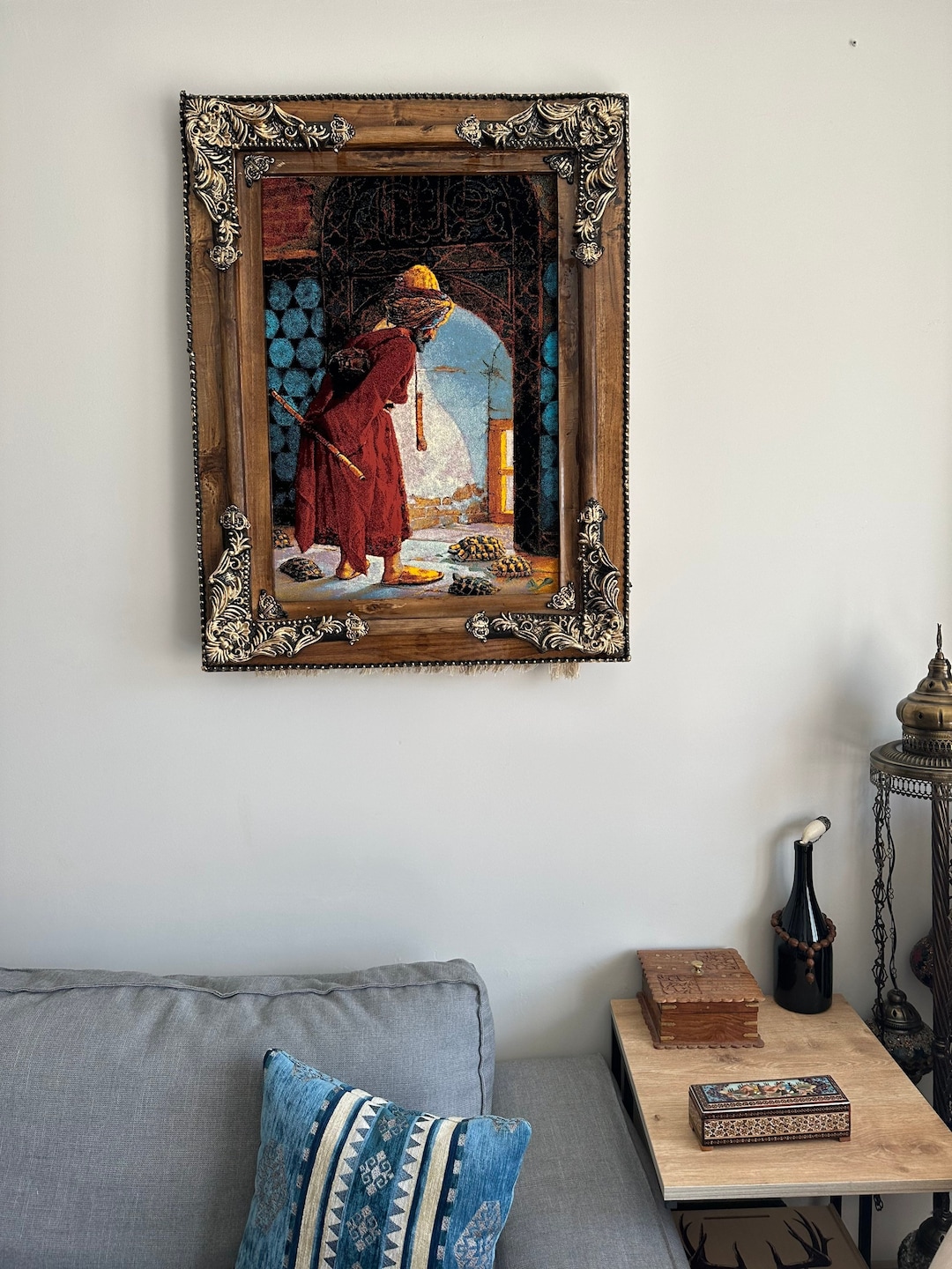 Osman Hamdi Bey : the Tortoise Trainer (1900)woven,goblen,wall Painting ...