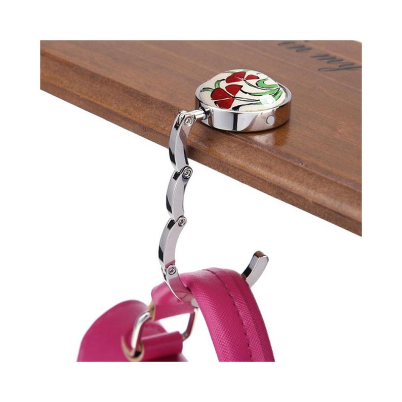 Monogram Purse Hook Folding Hook to Hang Your Shopping - Etsy
