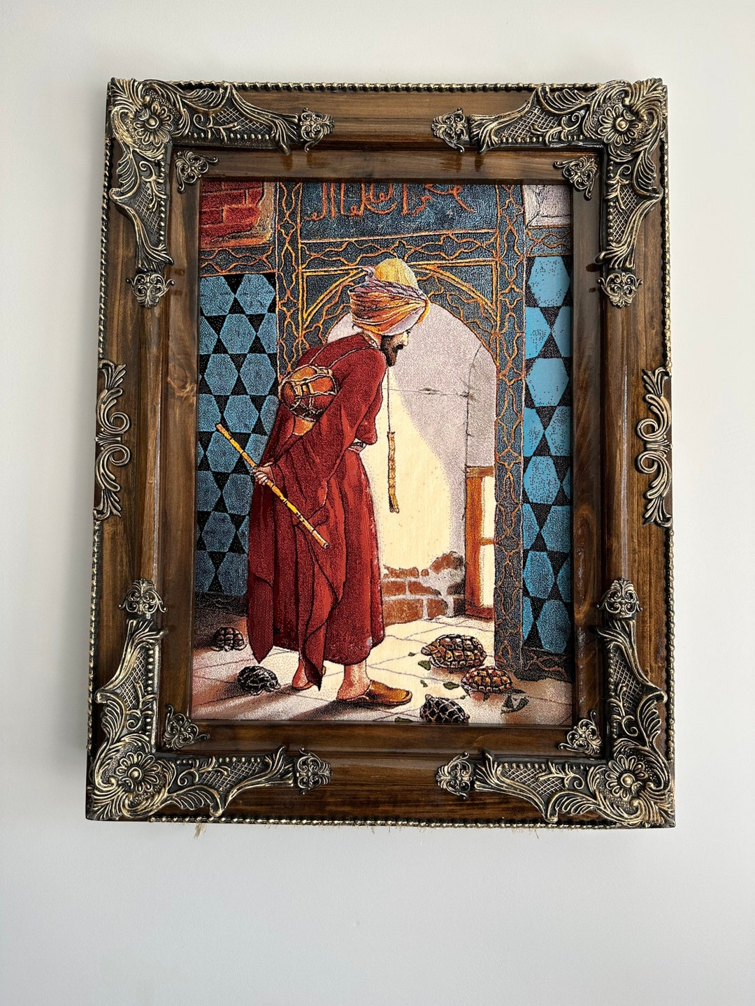 Osman Hamdi Bey : the Tortoise Trainer (1900)woven,goblen,wall Painting ...