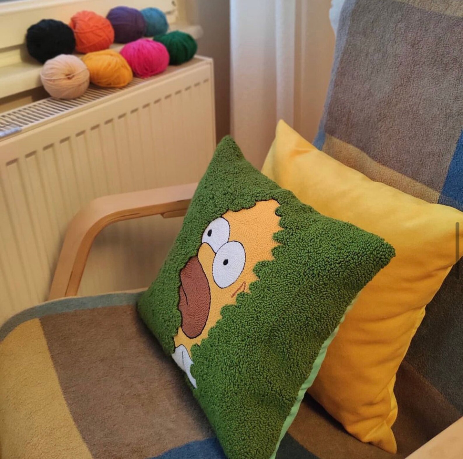 The Simpsons Pillow-simpsons Cushion Covers-modern Decorative | Etsy
