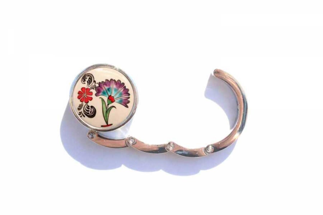 Monogram Purse Hook - Folding Hook to Hang Your Shopping Bags-portable ...