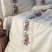Hand Embroidery Bedding Set Duvet Cover Set, 100% Cotton Handmade ...