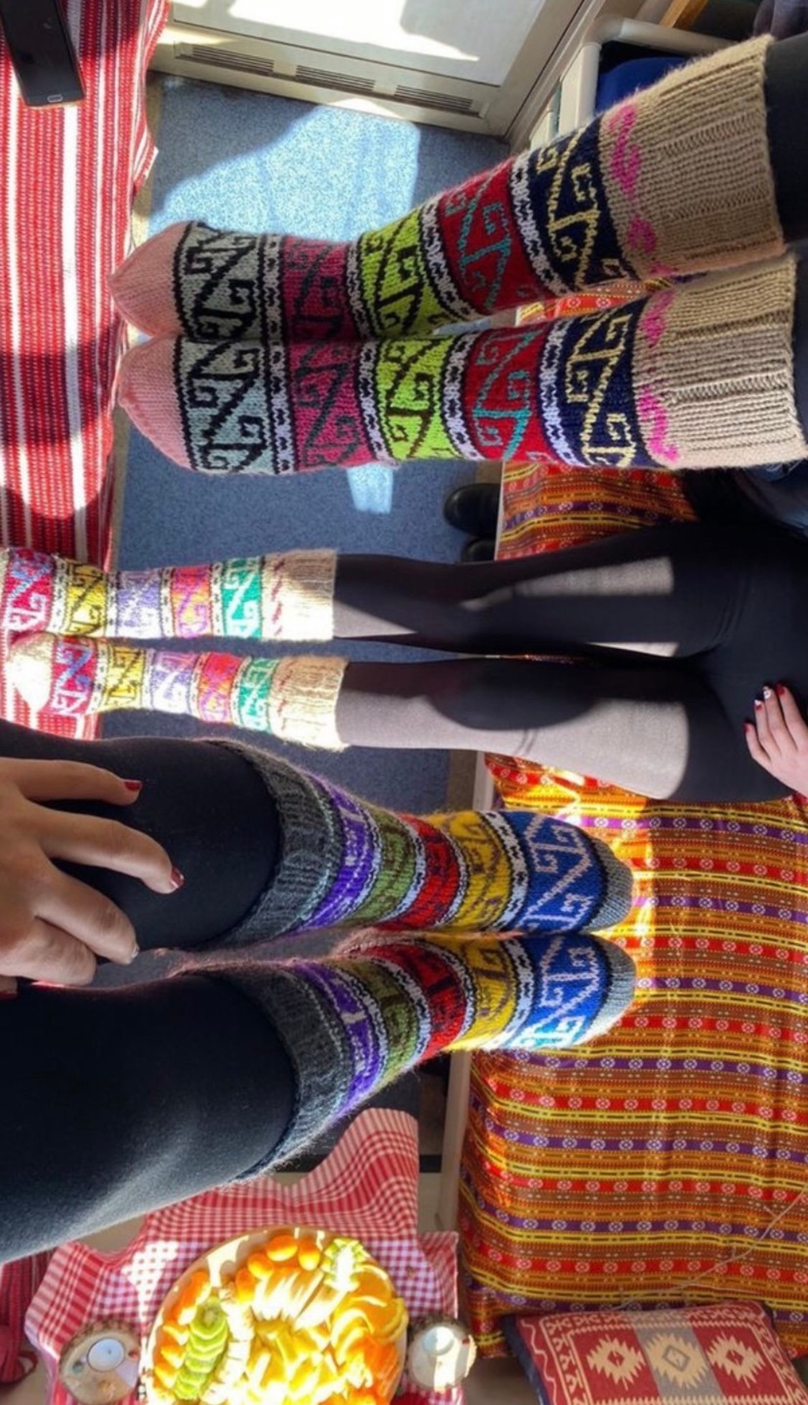 Wool Socks-hand Made Wool Socks%100 Hand Madeknitted Woolly - Etsy