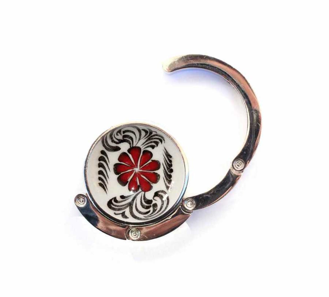 Monogram Purse Hook - Folding Hook to Hang Your Shopping Bags-portable ...
