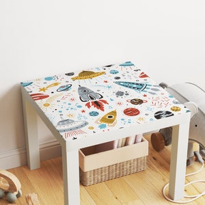Spaceships \ IKEA LACK Decal \ Removable Table Sticker \ Self Adhesive ...