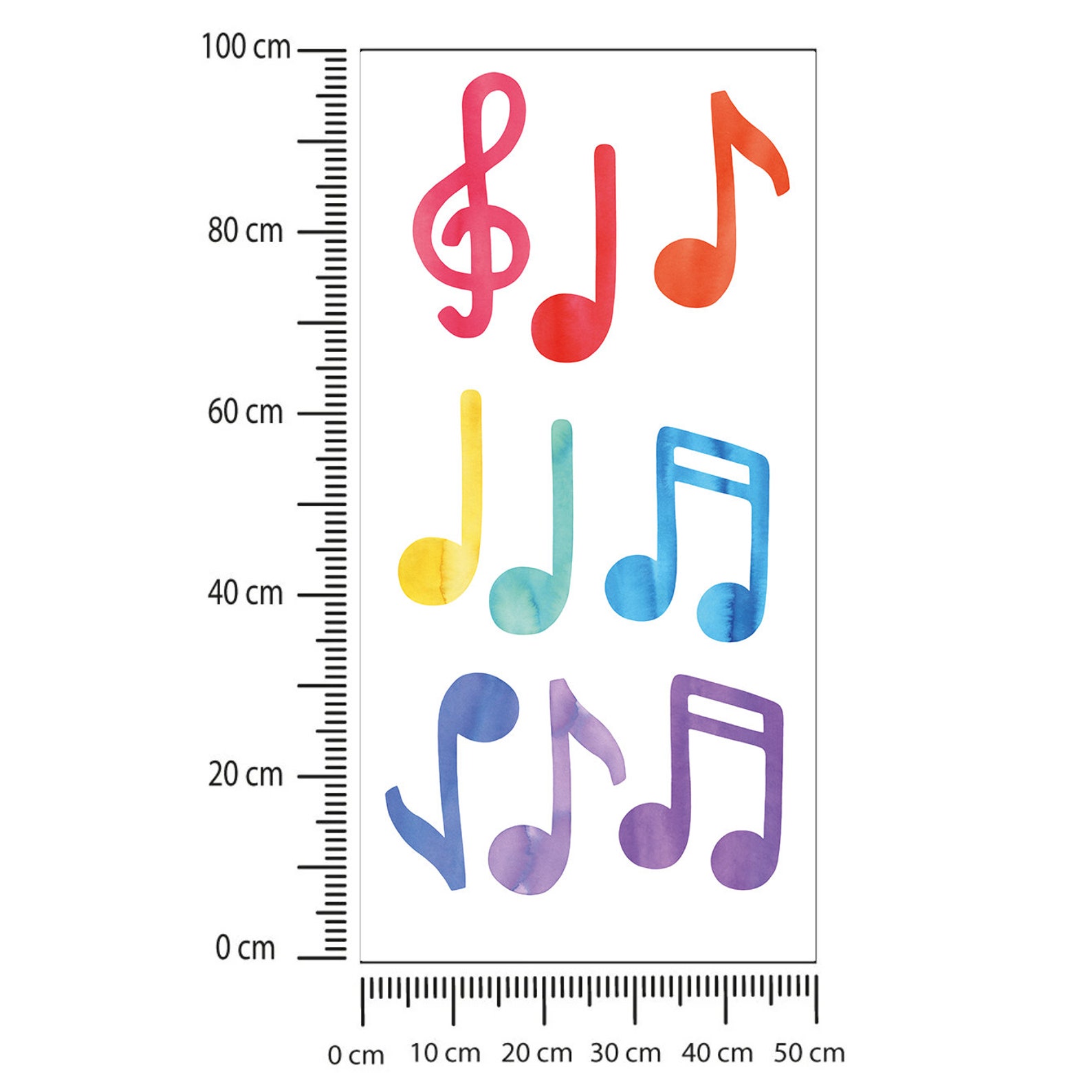 Music Notes for Kids Wall Decal Removable Wall Stickers - Etsy