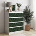 Ikea Malm Decal Botanical Dark Leaves Dresser Sticker Removable Decal ...
