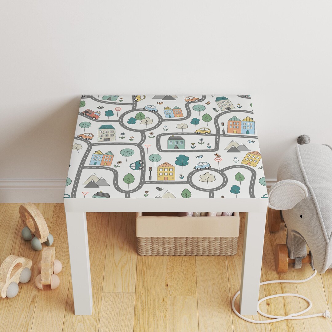 City Road \ IKEA LACK Decal \ Removable Table Sticker \ Self Adhesive ...