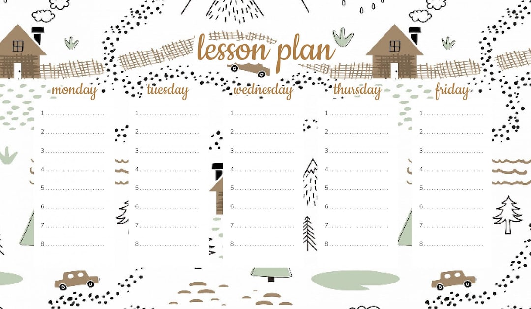 Magnetic Lesson Plan Country Holidays - Etsy