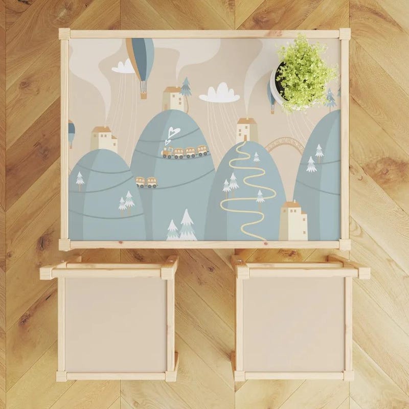 Train Table Decal - Etsy
