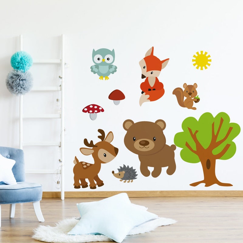 Animal Wall Stickers - Etsy