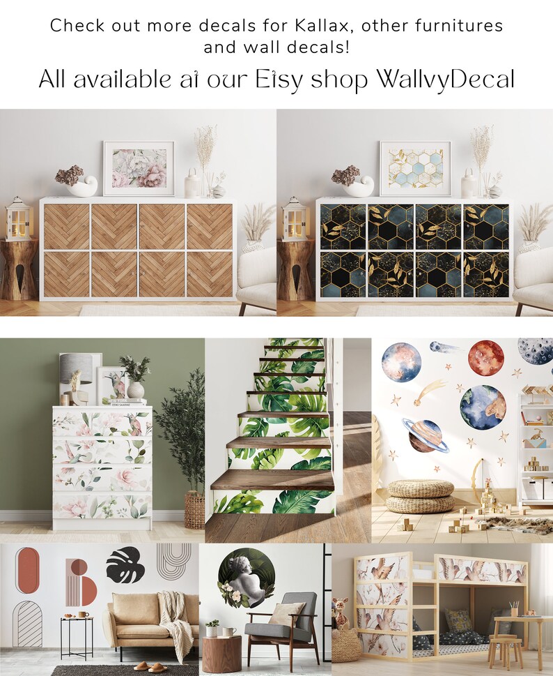 Ikea Kallax Expedit Decal Illuminated Rust Rack Sticker - Etsy