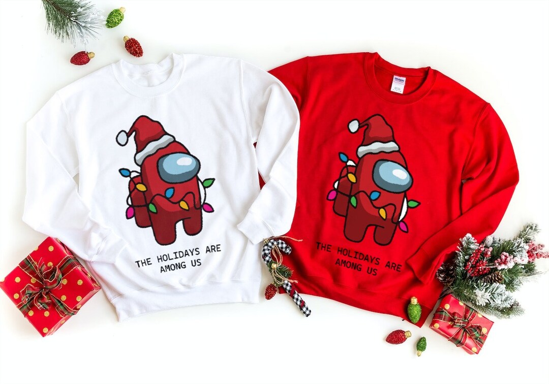 Among Us Christmas Jumper Sweatshirt Among Us Gift Among Us Costume ...