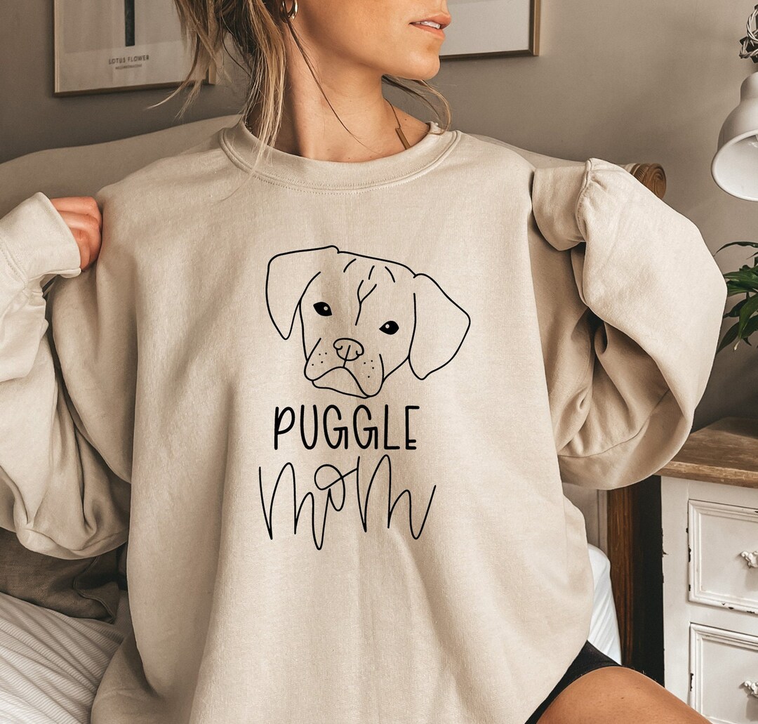 Puggle Mom Sweatshirt Puggle Gift Dog Mom Gift Puggle - Etsy