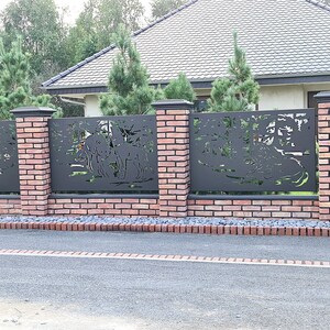 Animals Deer Forest Patern - Designs Fence Digital Project Laser ...