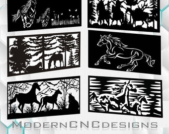 Modern Pattern Modern House 3d Designs Fence Digital Project Laser ...