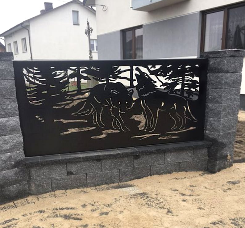 Animals Deer Forest Patern - Designs Fence Digital Project Laser ...