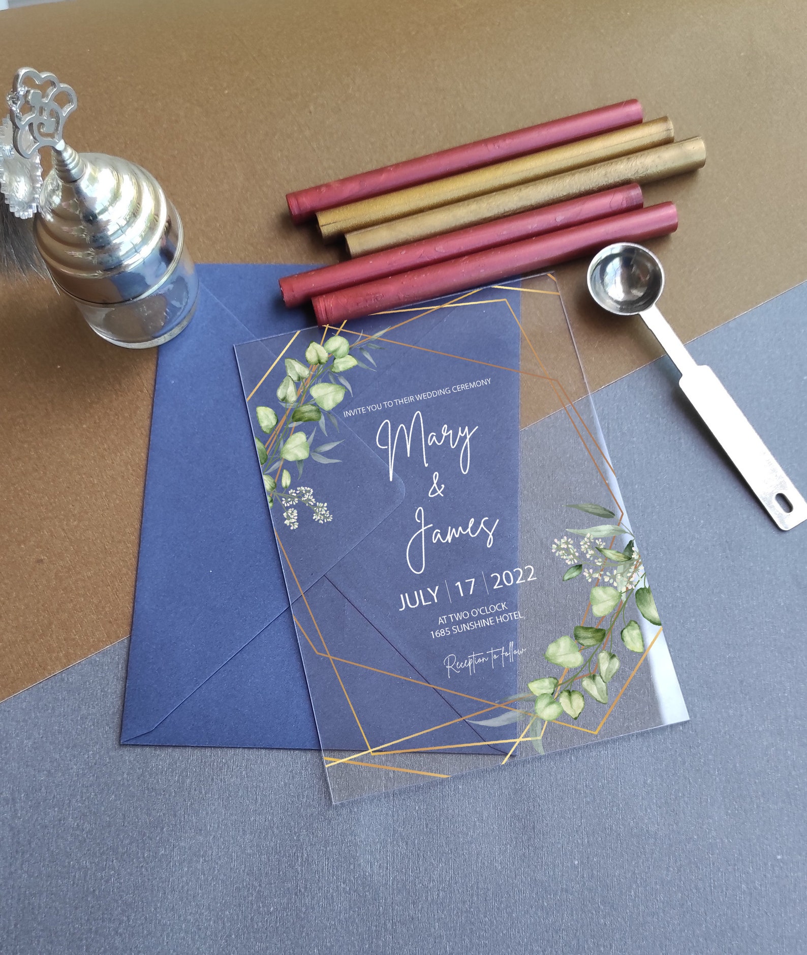 Acrylic Wedding Invitations Acrylic Invitation Wedding Acrylic - Etsy