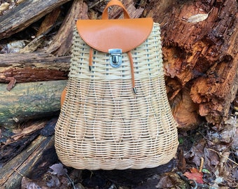 Wicker Backpack - Etsy