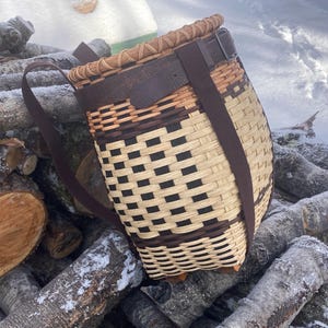 Adirondack Pack Basket- Foraging Backpack - “red-shouldered Hawk“ - Etsy