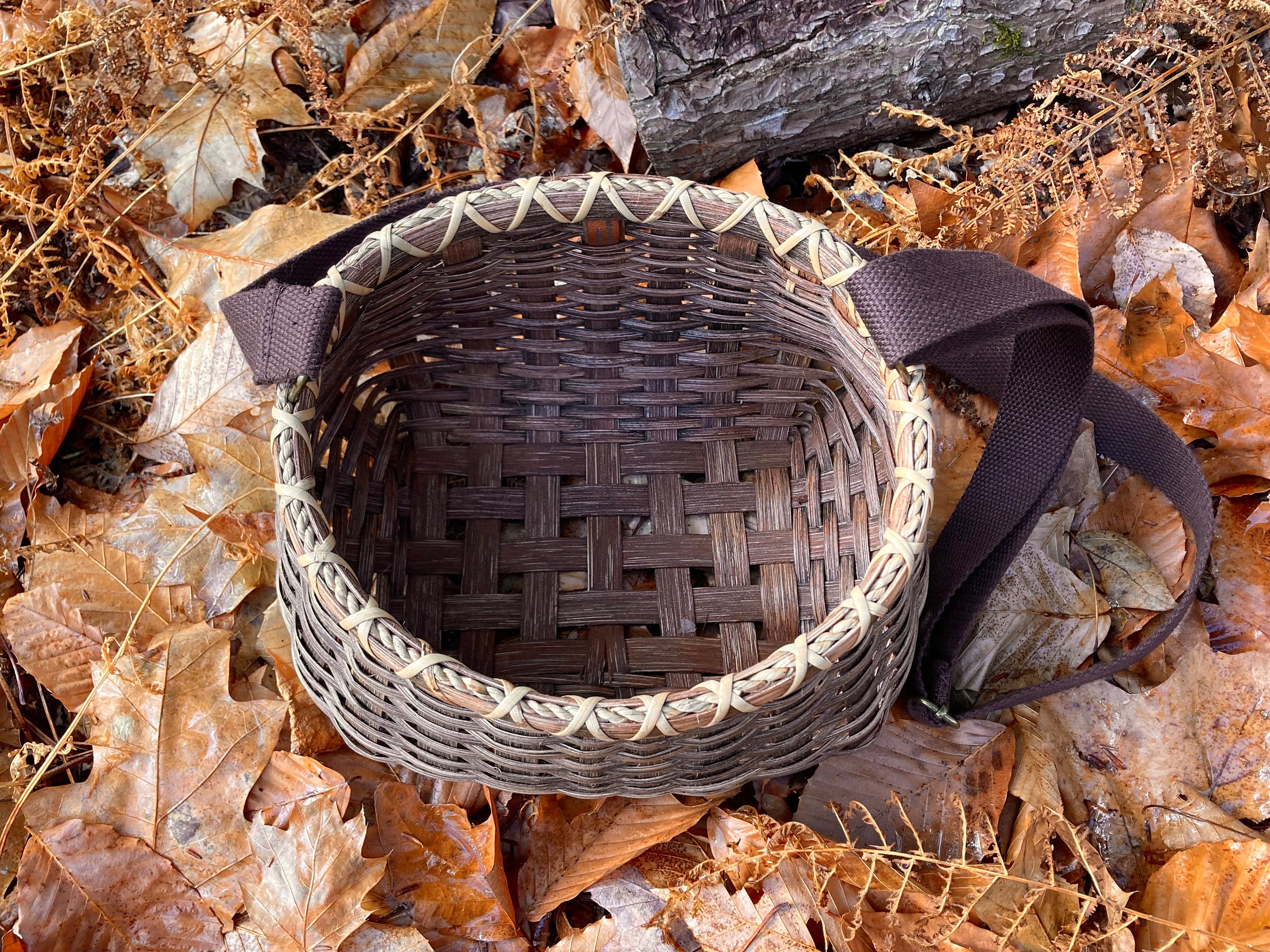 Foraging Basket Cathead Mushroom Harvesting-walnut - Etsy