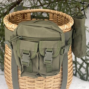 Adirondack Pack Basket- Bushcraft- Foraging Backpack With Tactical ...