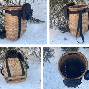 Adirondack Pack Basket- Bushcraft- Foraging Backpack With Tactical ...