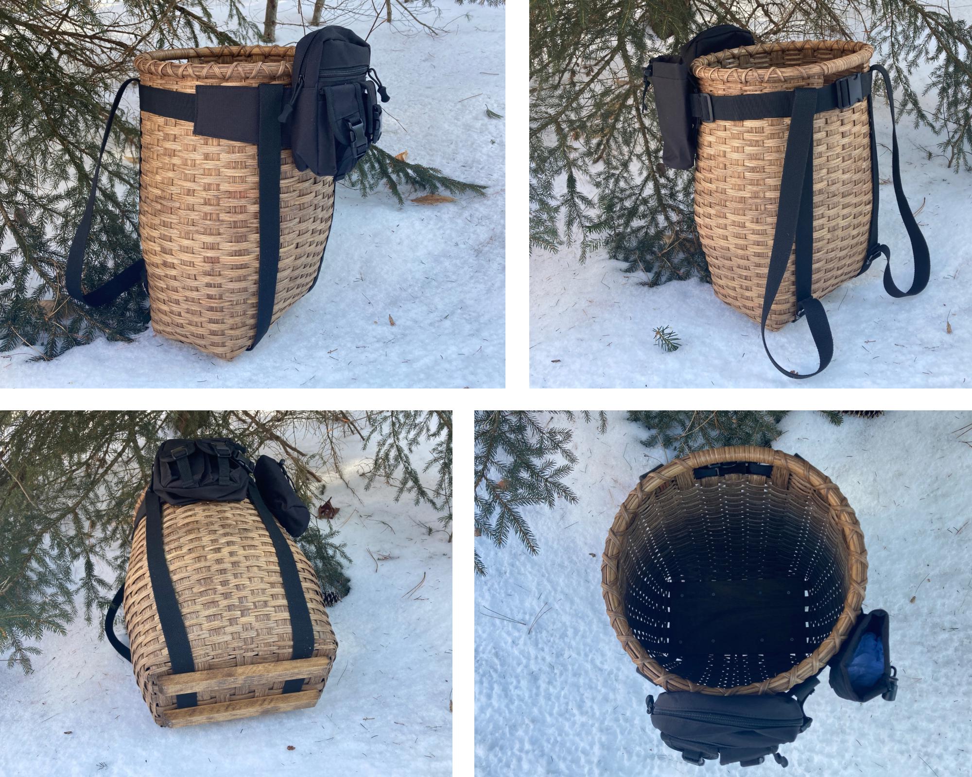 Adirondack Pack Basket- Bushcraft- Foraging Backpack With Tactical ...
