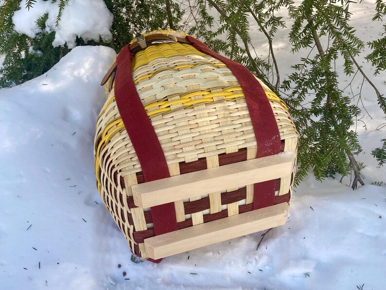 Adirondack Pack Basket- Foraging Backpack - “coreopsis“ - Etsy