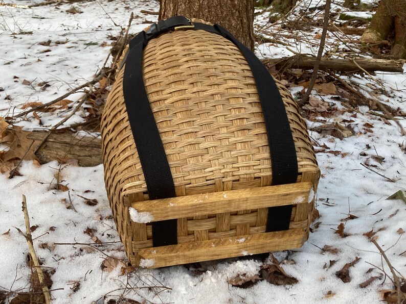 Adirondack Pack Basket- Tapper - Traditional- Bushcraft Foraging ...