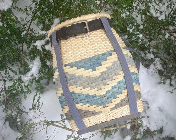 Adirondack Pack Basket- Foraging Backpack Basket- “scarlet Kingsnake ...