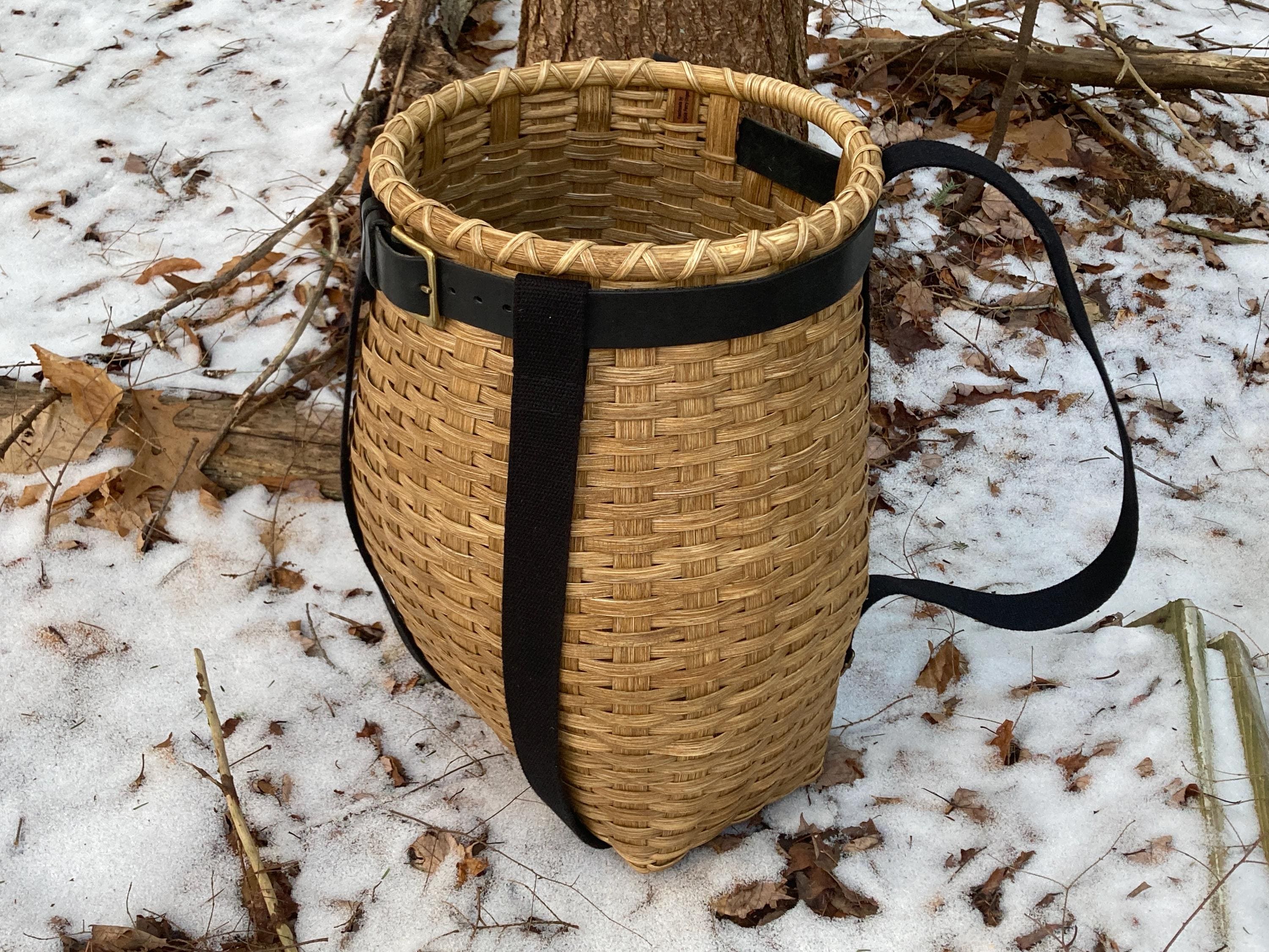 Adirondack Pack Basket- Tapper - Traditional- Bushcraft Foraging ...