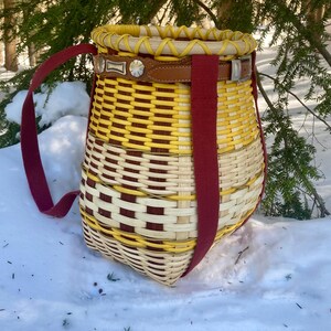 Adirondack Pack Basket- Foraging Backpack - “coreopsis“ - Etsy