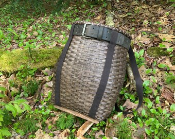 Adirondack Pack Basket- Tapper - Traditional- Bushcraft Foraging ...