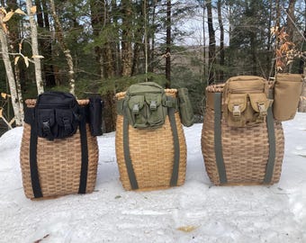 Adirondack Pack Basket- Tapper - Traditional- Bushcraft Foraging ...