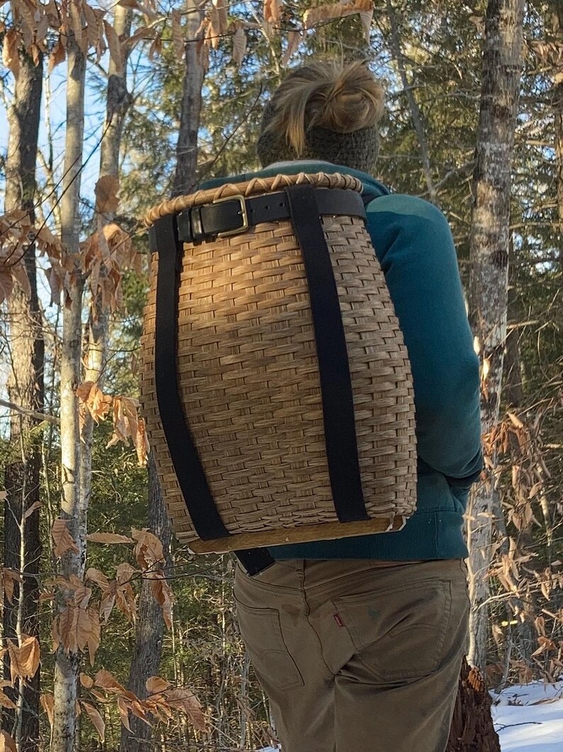 Adirondack Pack Basket- Tapper - Traditional- Bushcraft Foraging ...