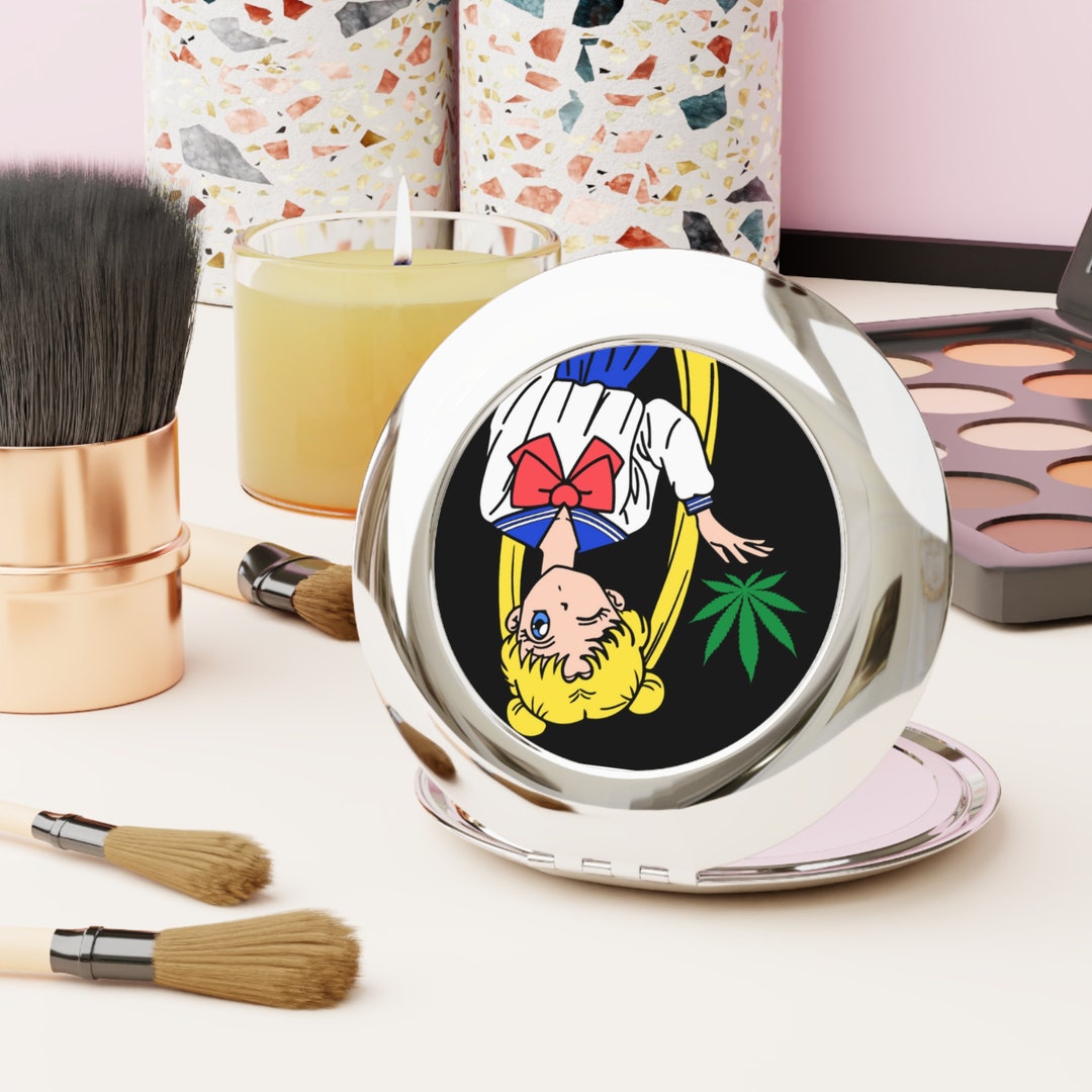Sailor Moon Compact Mirror Vintage 90s Anime Stoner - Etsy
