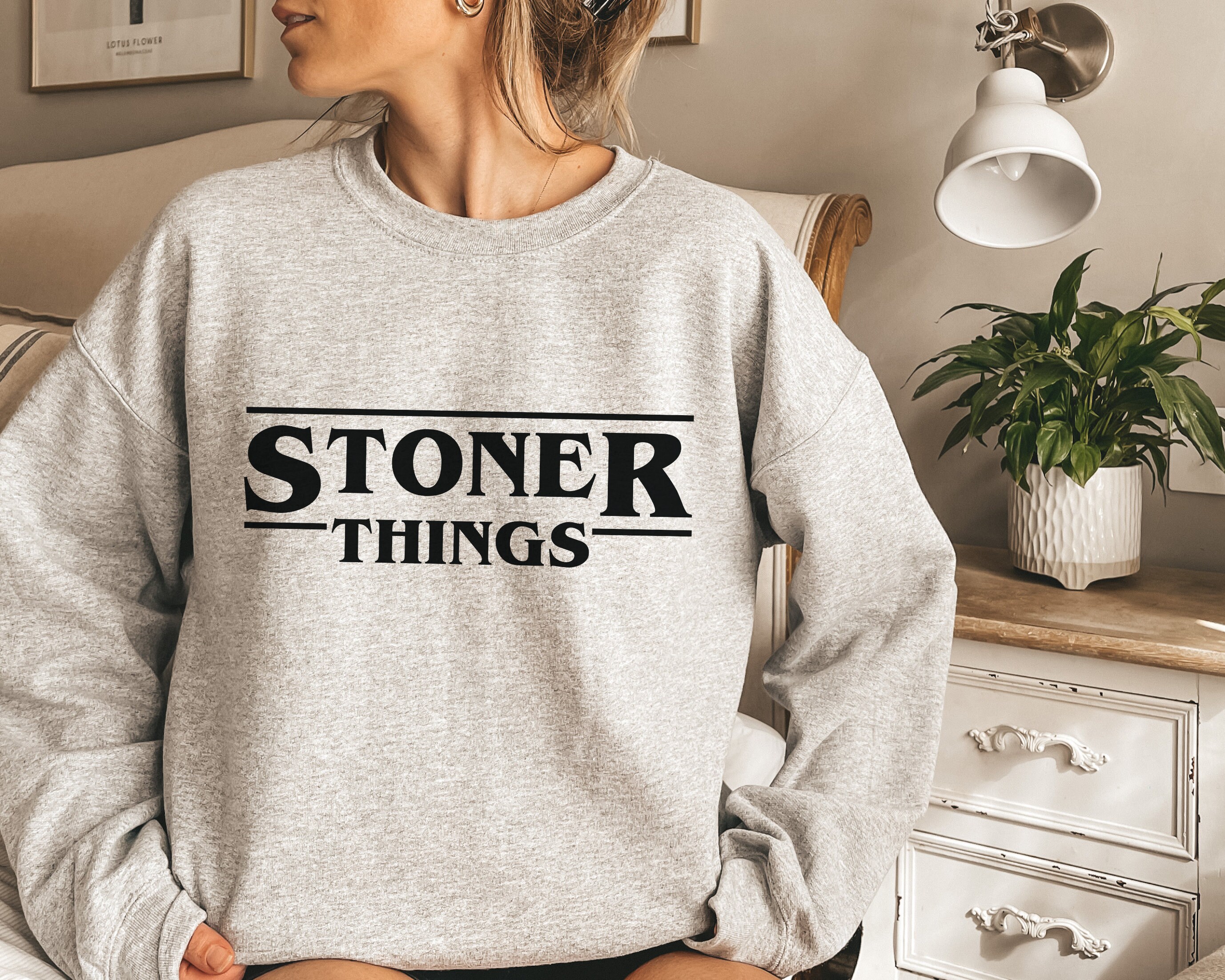 Stoner Hoodie, Stranger Things Sweater, Hippie Hoodie, Vintage Stoner ...